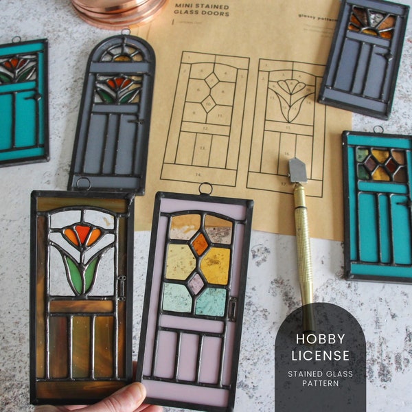 Stained Glass Mini Windows - Etsy UK