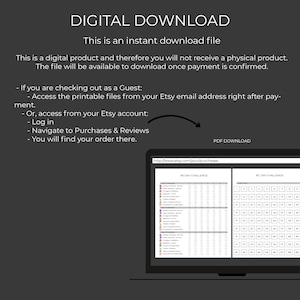 90 Day Challenge Tracker – Printable Tracker/checklist & Calendar ...