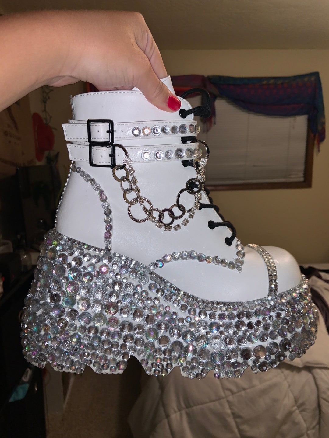 Custom Rave Boots - Etsy