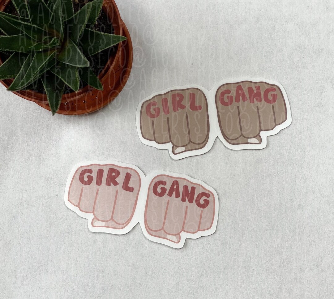 Girl Gang Sticker, Women Empowerment, Girl Power, Feminist Sticker ...