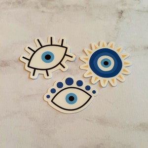 Evil Eye Sticker Bundle, Mal De Ojo Sticker, Laptop Bottle Sticker - Etsy