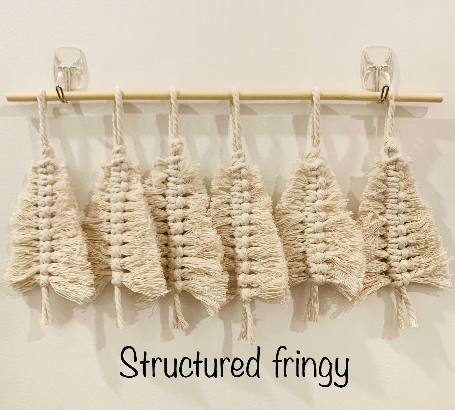 Macrame Christmas Tree Garland | Etsy