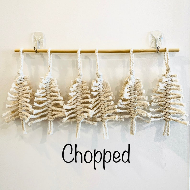 Macrame Christmas Tree Garland | Etsy