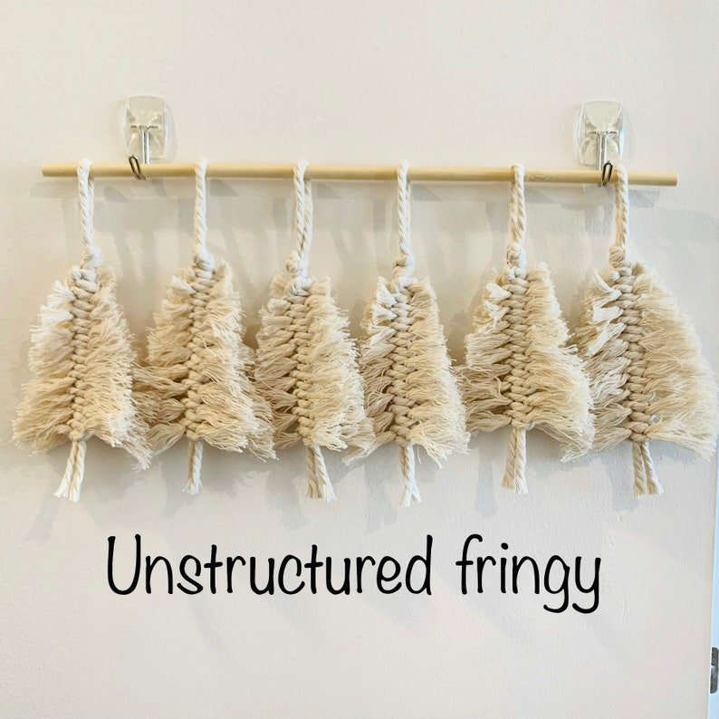 Macrame Christmas Tree Garland | Etsy