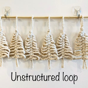 Macrame Christmas Tree Garland - Etsy