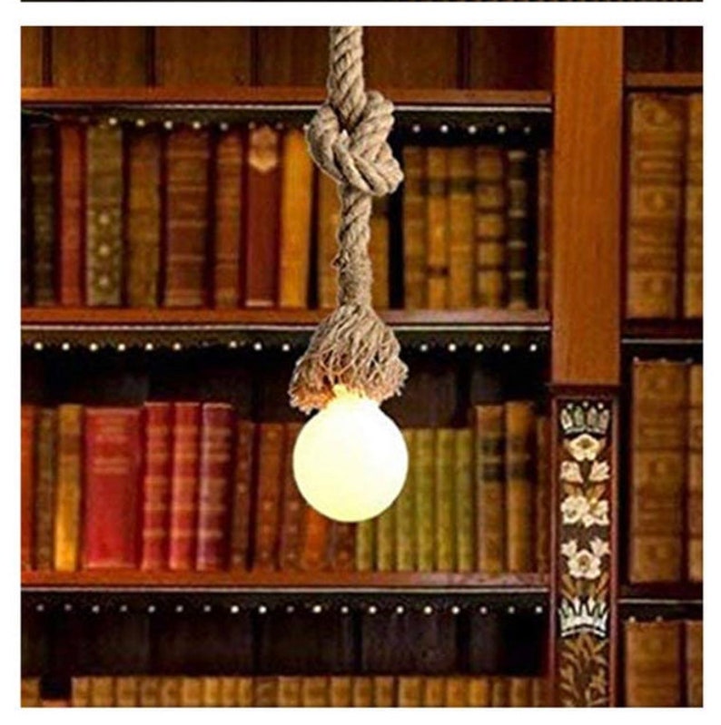 Hemp Rope Pendant Light jute - Etsy