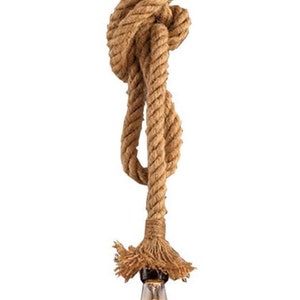 Hemp Rope Pendant Light jute - Etsy