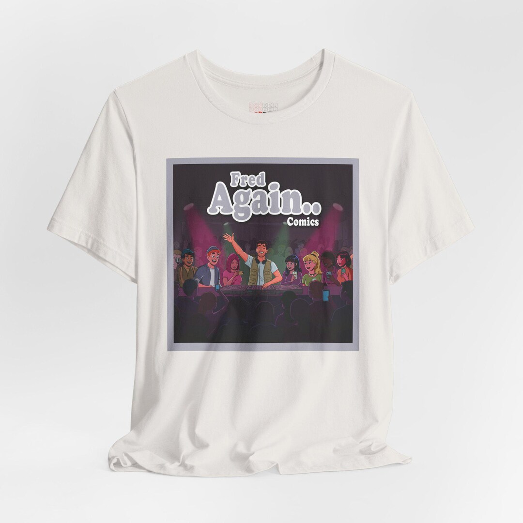 Fred Again Boiler Room Comic Short Sleeve Tee, Gift for Comic Lovers ...