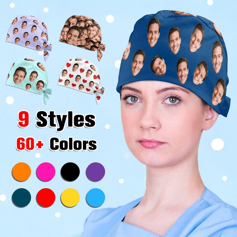 Custom Scrub Caps - Etsy