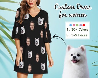 Custom Print Dress - Etsy