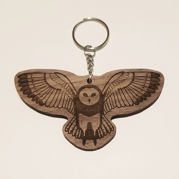 Wood Burned Keychain - Etsy