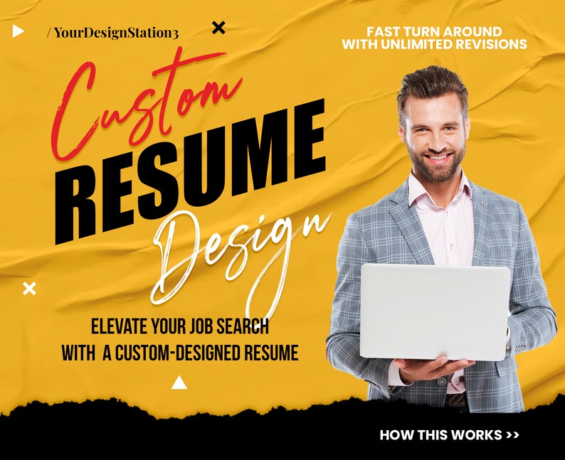 Custom Resume Design Stand Out With a Professional and Creative Resume ...