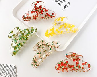 Fruit Hair Clips - Etsy