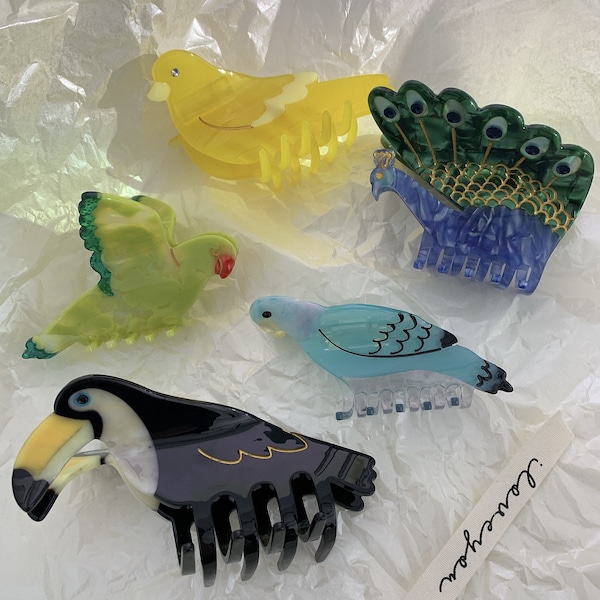 Bird Hair Clip - Etsy