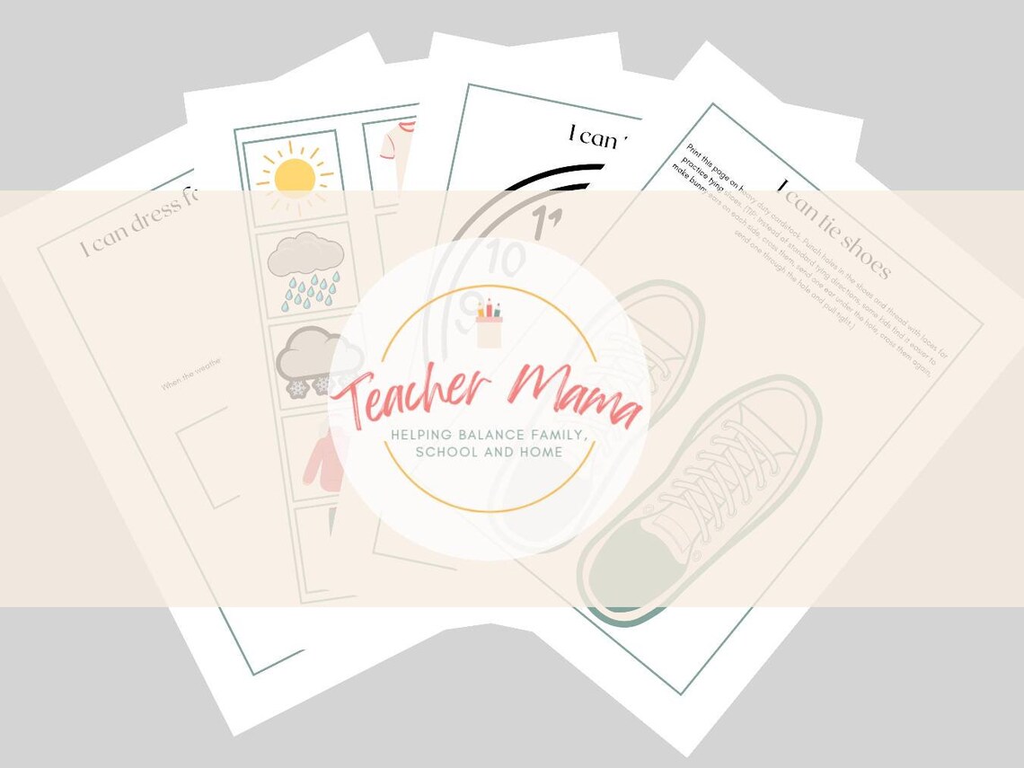 Life Skill for Kids Printable, Telling Time, Address Activity, I Know ...