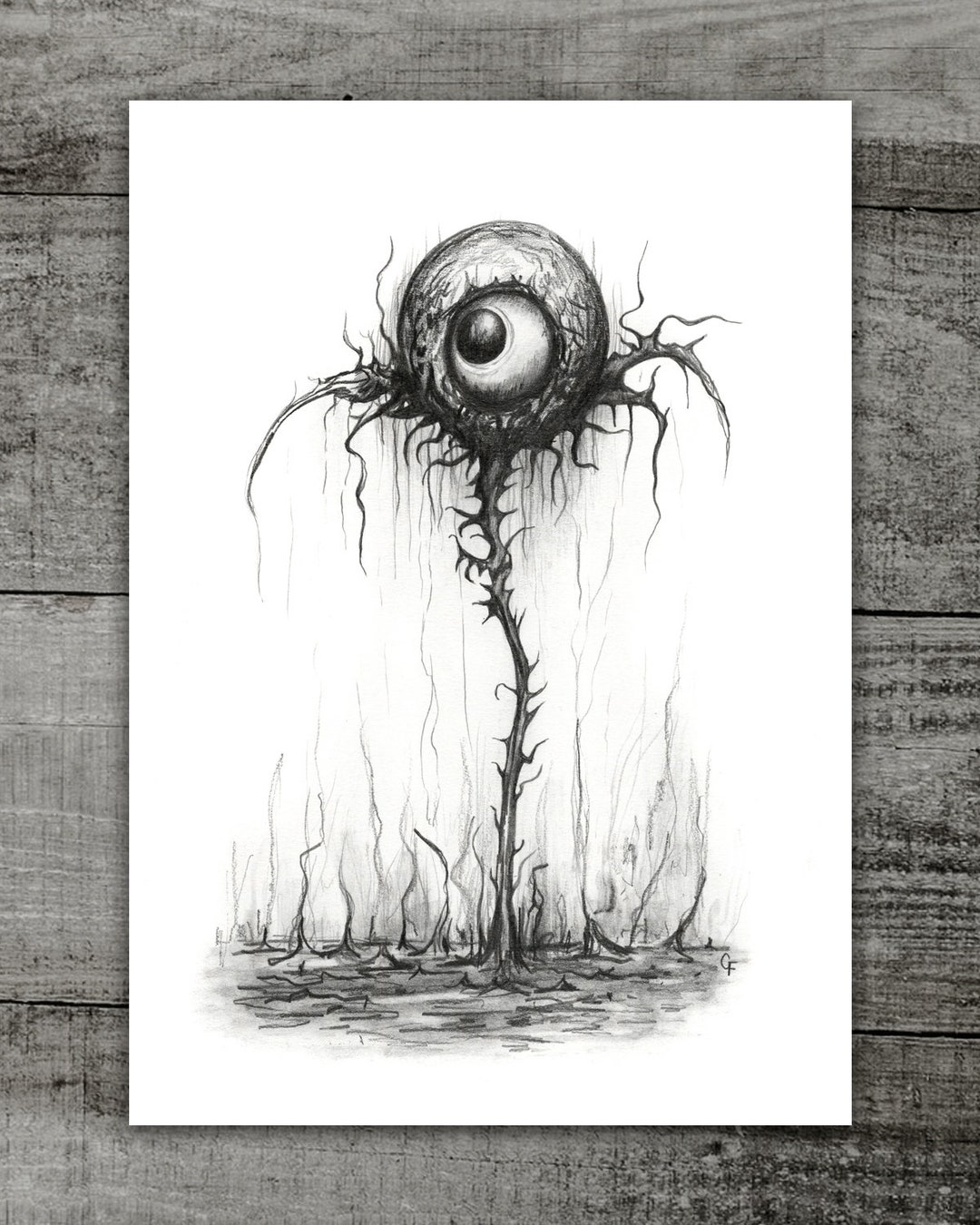 ORIGINAL Dark Art, Surrealism Drawing, Monster Sketch, Horror Halloween ...