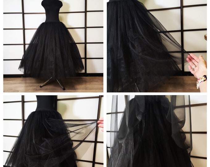 Petticoat From Two Types of Tulle, Plus Size Petticoat, Lolita ...