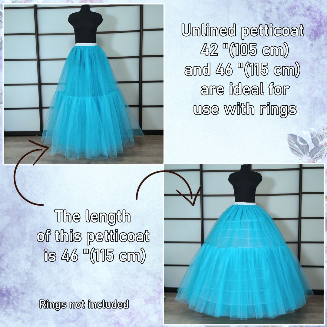 Custom Petticoat, Different Sizes Tulle Petticoat, Plus Size Petticoat ...
