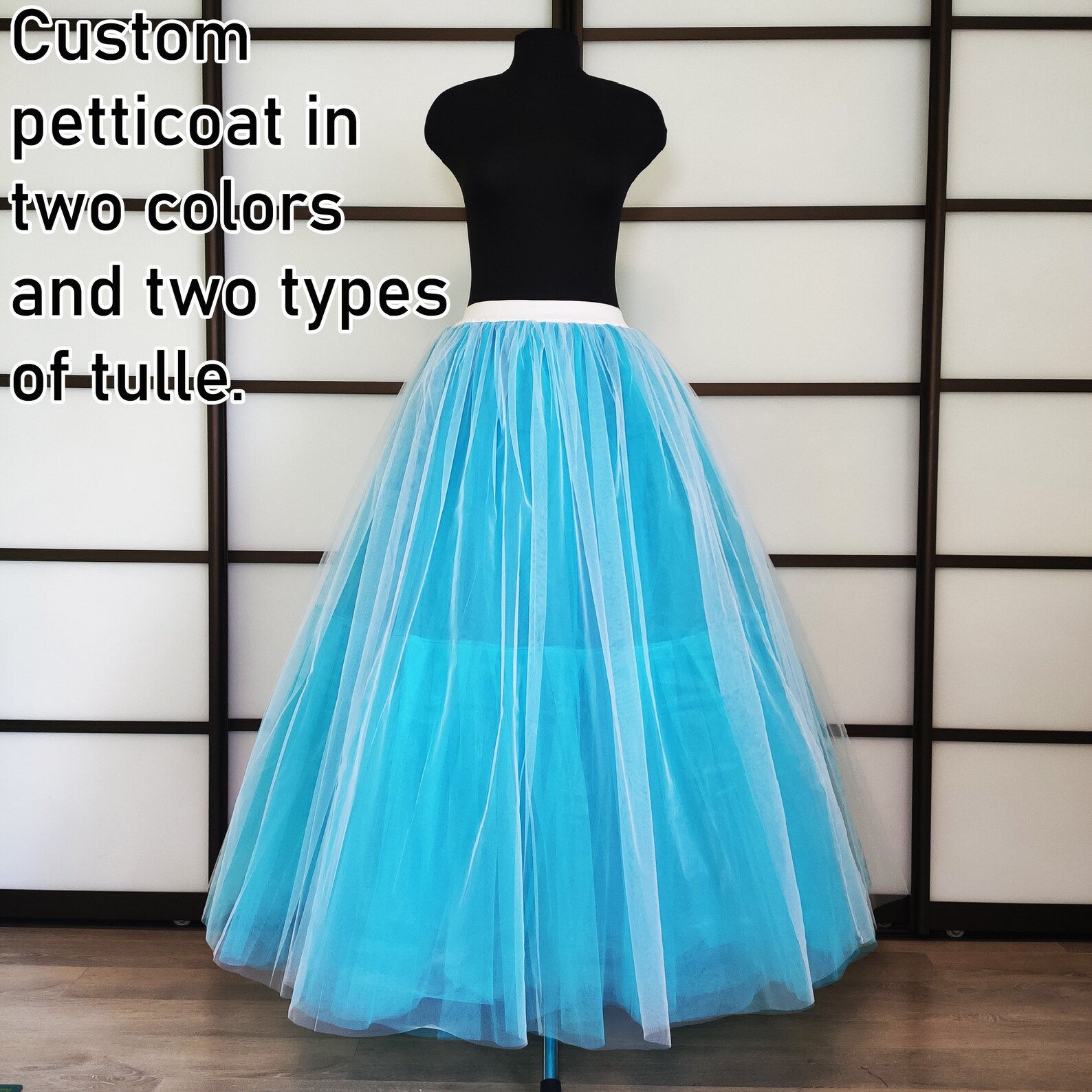 Petticoat From Two Types of Tulle Plus Size Petticoat Lolita - Etsy