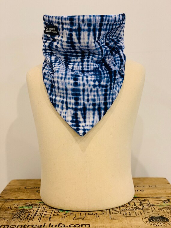 Shibori Tie Dye Neckie | Etsy