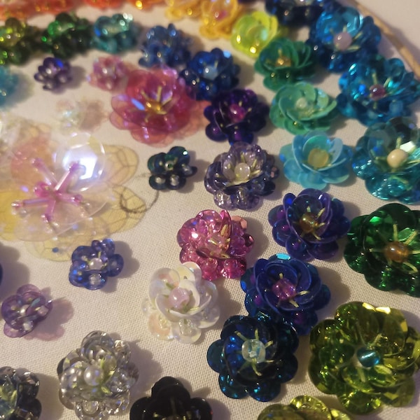 Assorted Sequins Fabric - Etsy