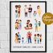 Different Families, Same Love Poster | Diverse Families Wall Art ...