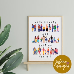 Justice for All Wall Art | Social Justice Print | Printable Human ...