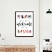 All Are Welcome Here Wall Art | Social Justice Wall Art | Diversity and ...