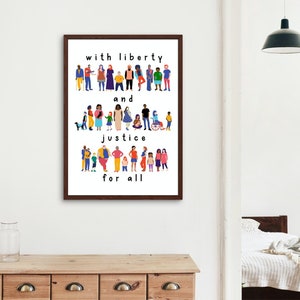 Justice for All Wall Art | Social Justice Print | Printable Human ...