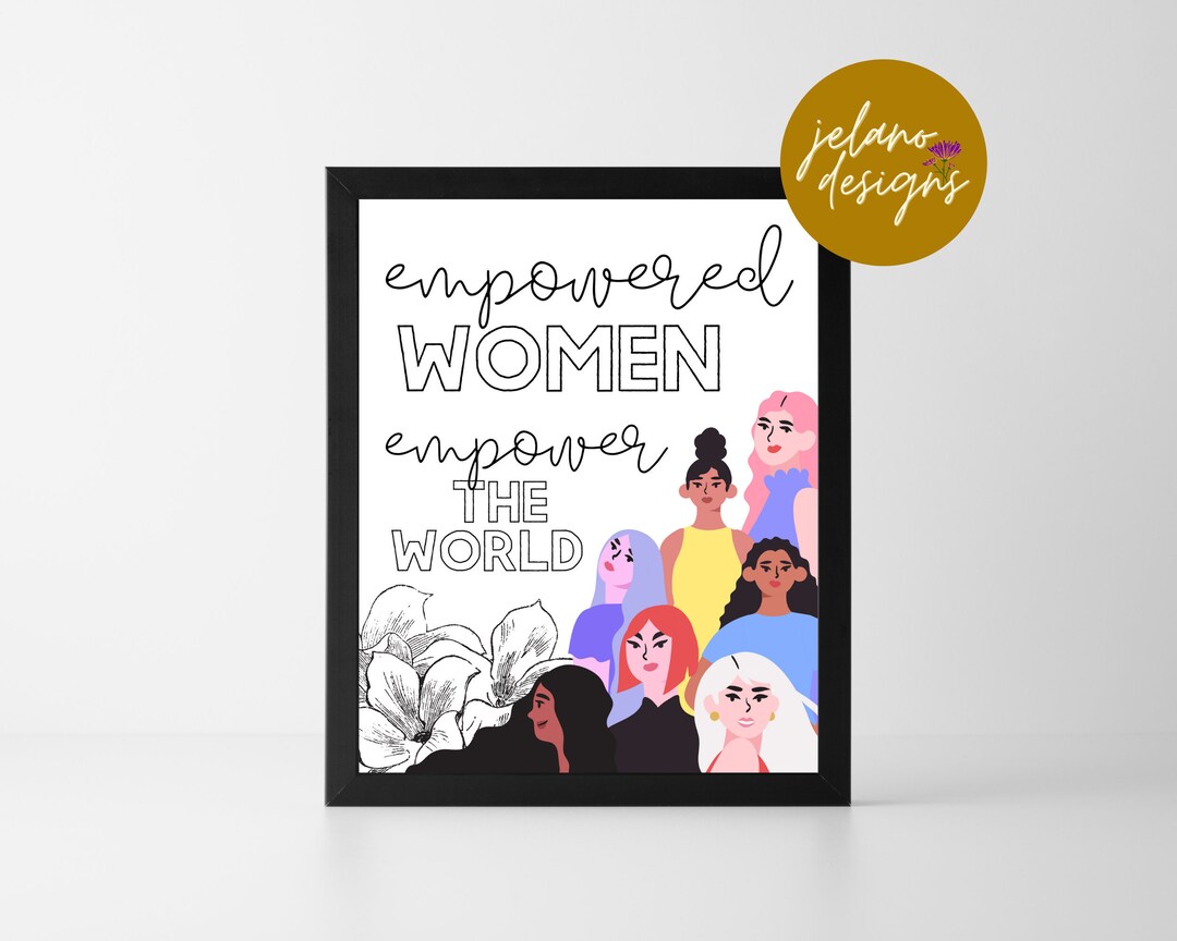 Women's Inspirational Wall Art | Feminism Empowerment Print | Womens ...