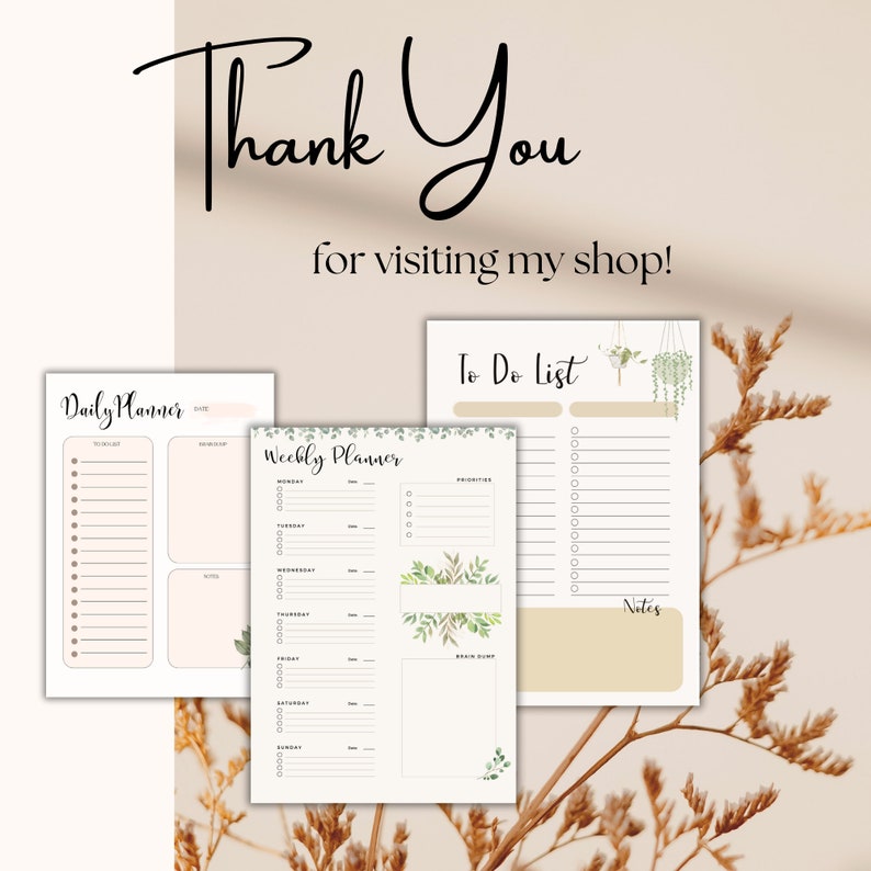 Cute Weekly Planner Printable | Weekly to Do List Undated | Weekly ...