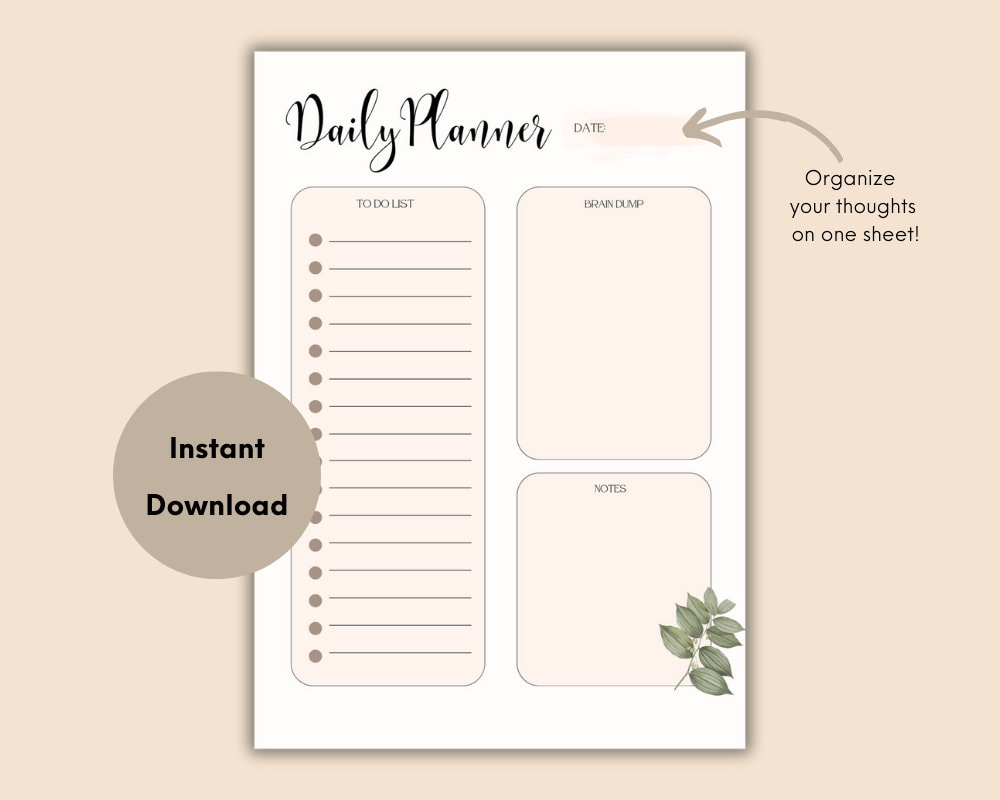 2024 Daily Planner Printable Cute to Do List Printable Daily Task ...
