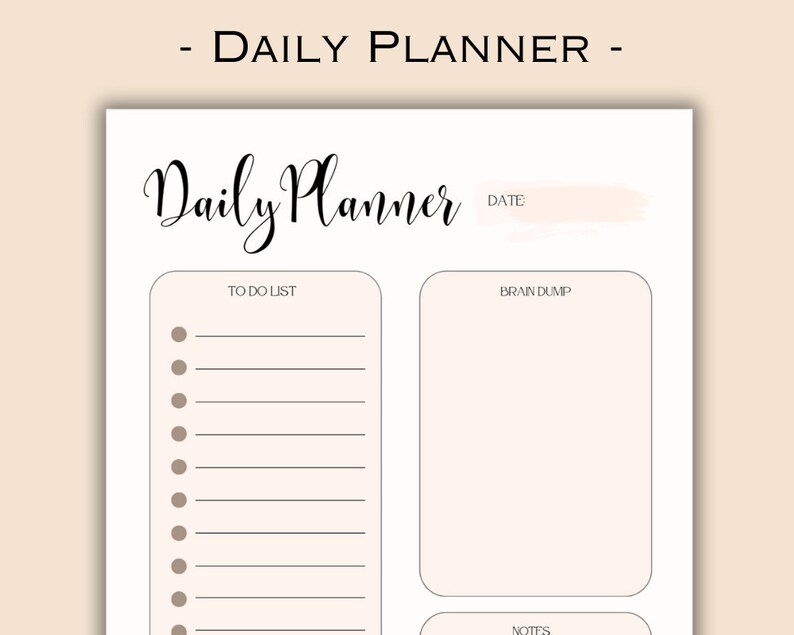 2024 Daily Planner Printable Cute to Do List Printable Daily Task ...