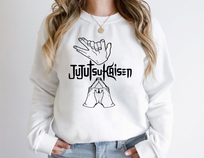 Anime Jujutsu Kaisen Hand Signs Megumi and Sukuna Kon Unisex | Etsy