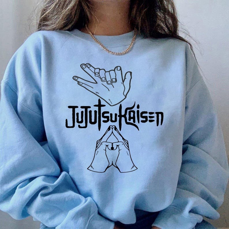 Anime Jujutsu Kaisen Hand Signs Megumi and Sukuna Kon Unisex | Etsy