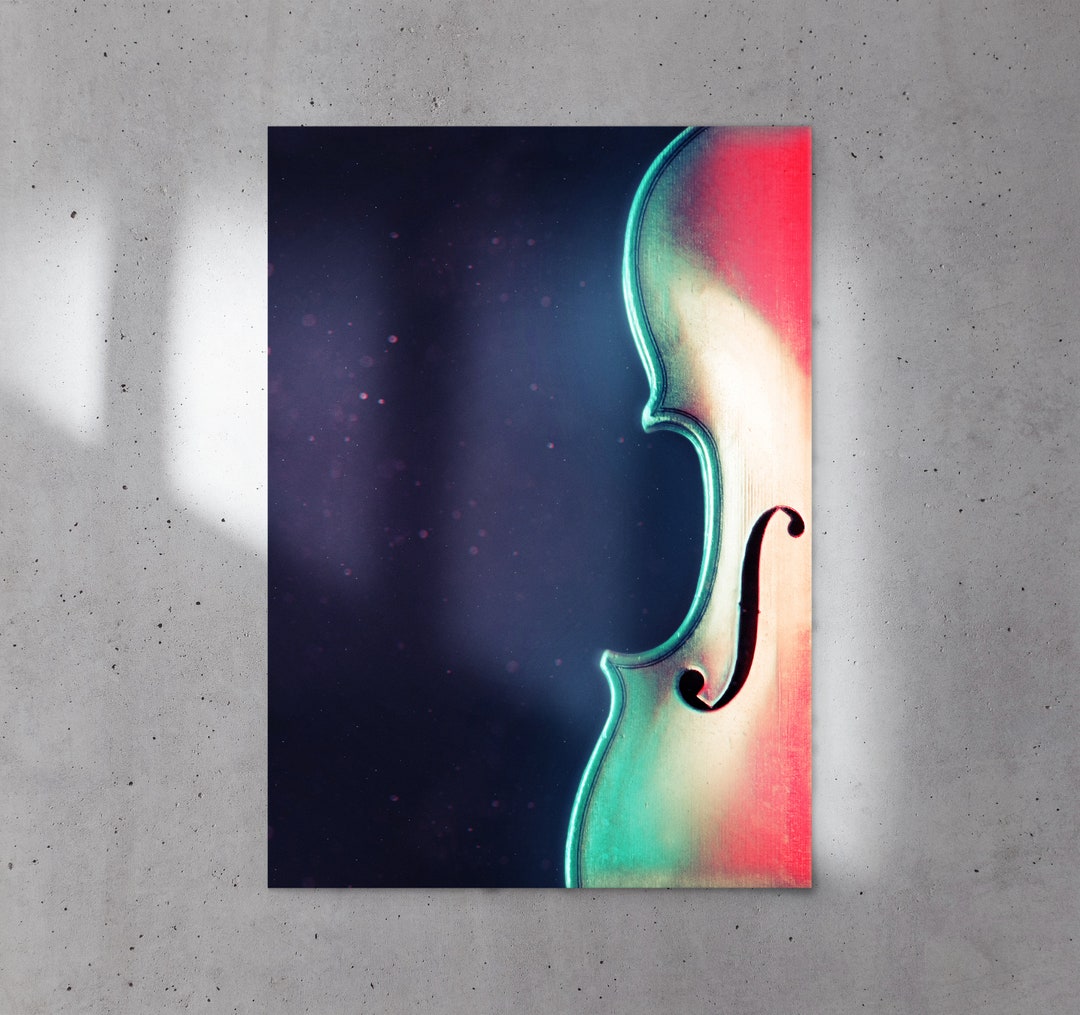 Violin Satin Posters, Musician Poster, Violinist Music Wall Art ...