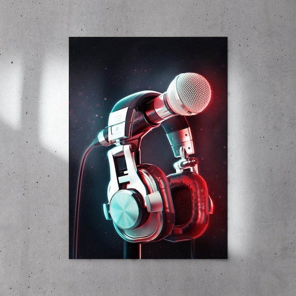 Headphones Art - Etsy