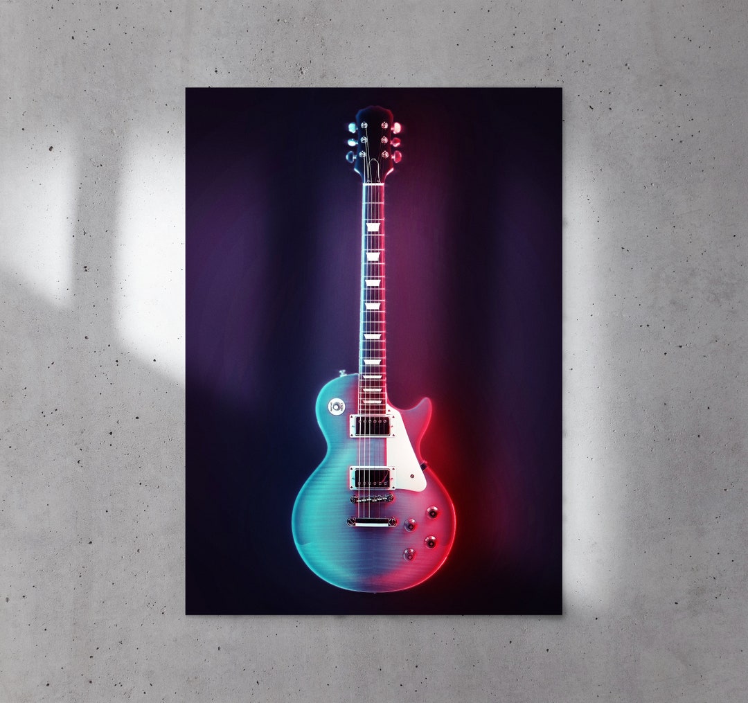 Electric Guitar Satin Posters, Guitarist Hobby Poster, Electric Guitar ...
