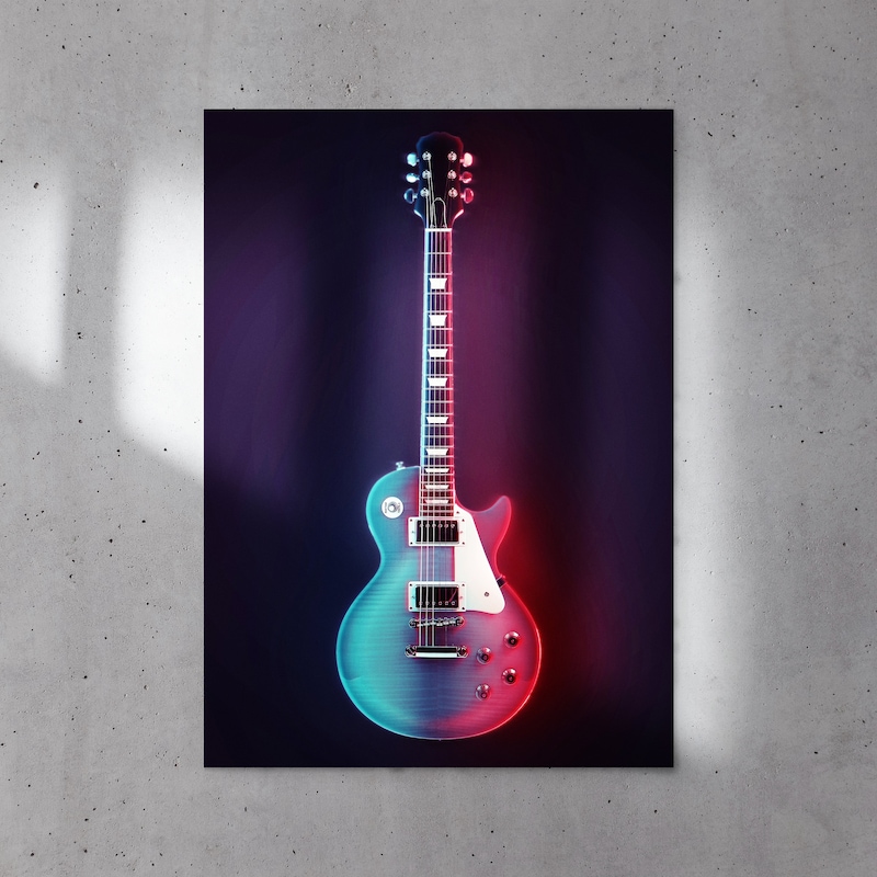 Guitar Poster - Etsy