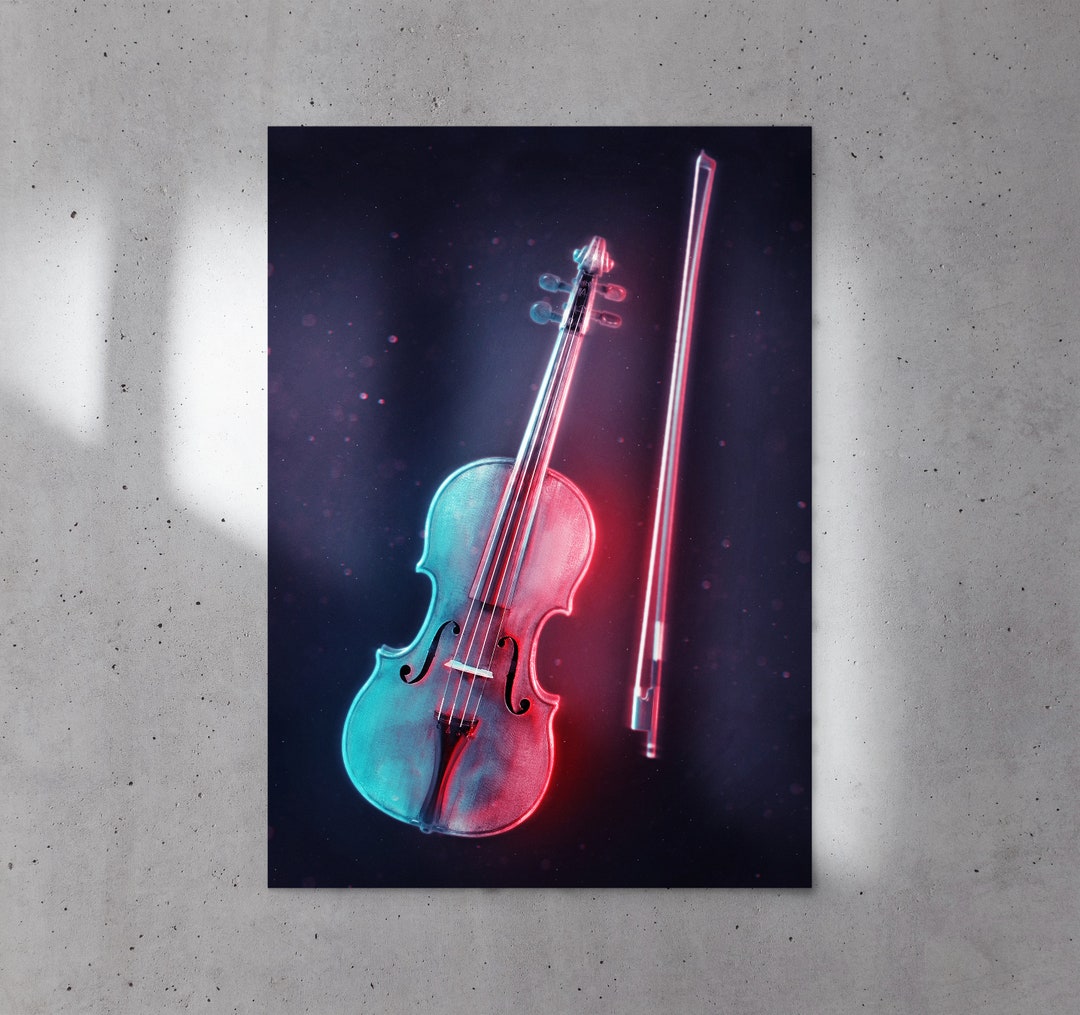 Violin Music Poster, Satin Posters, Musician Wall Art, Classical Music ...