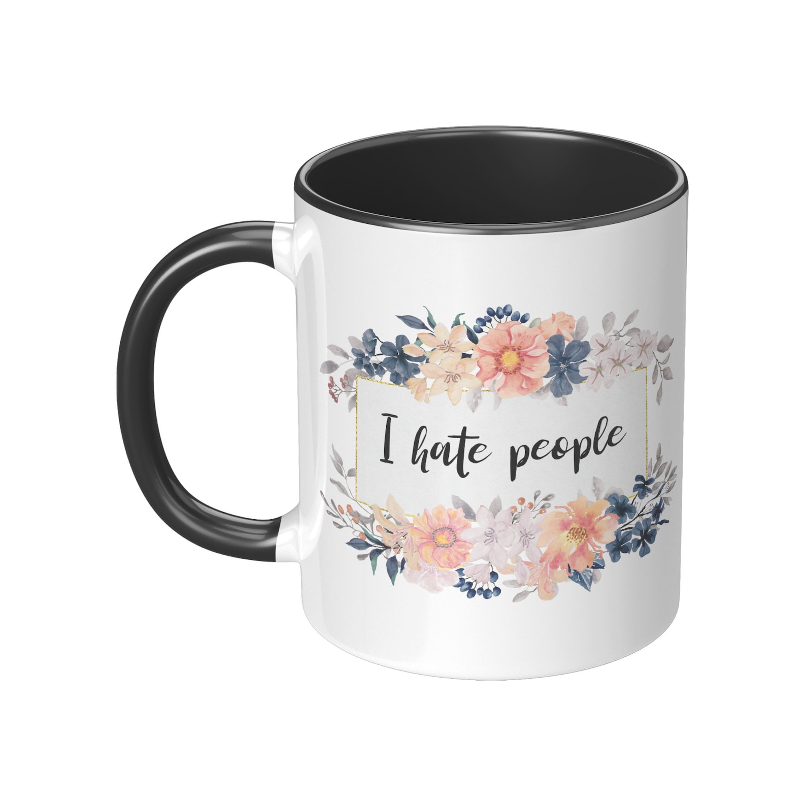 I Hate People Mug Funny Coffee Mug Funny Gift Idea Office - Etsy