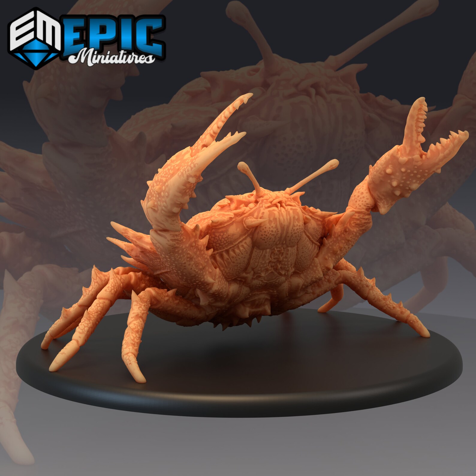 Giant Crab Epic Miniatures Huge D&D Lovecraft - Etsy