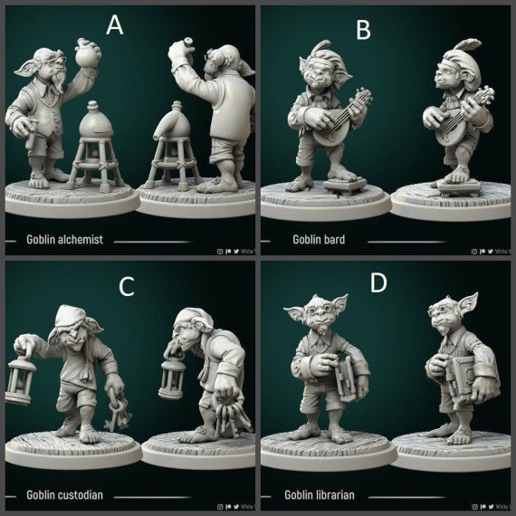 Goblins White Werewolf Tavern Goblin Villagers Academy | Etsy