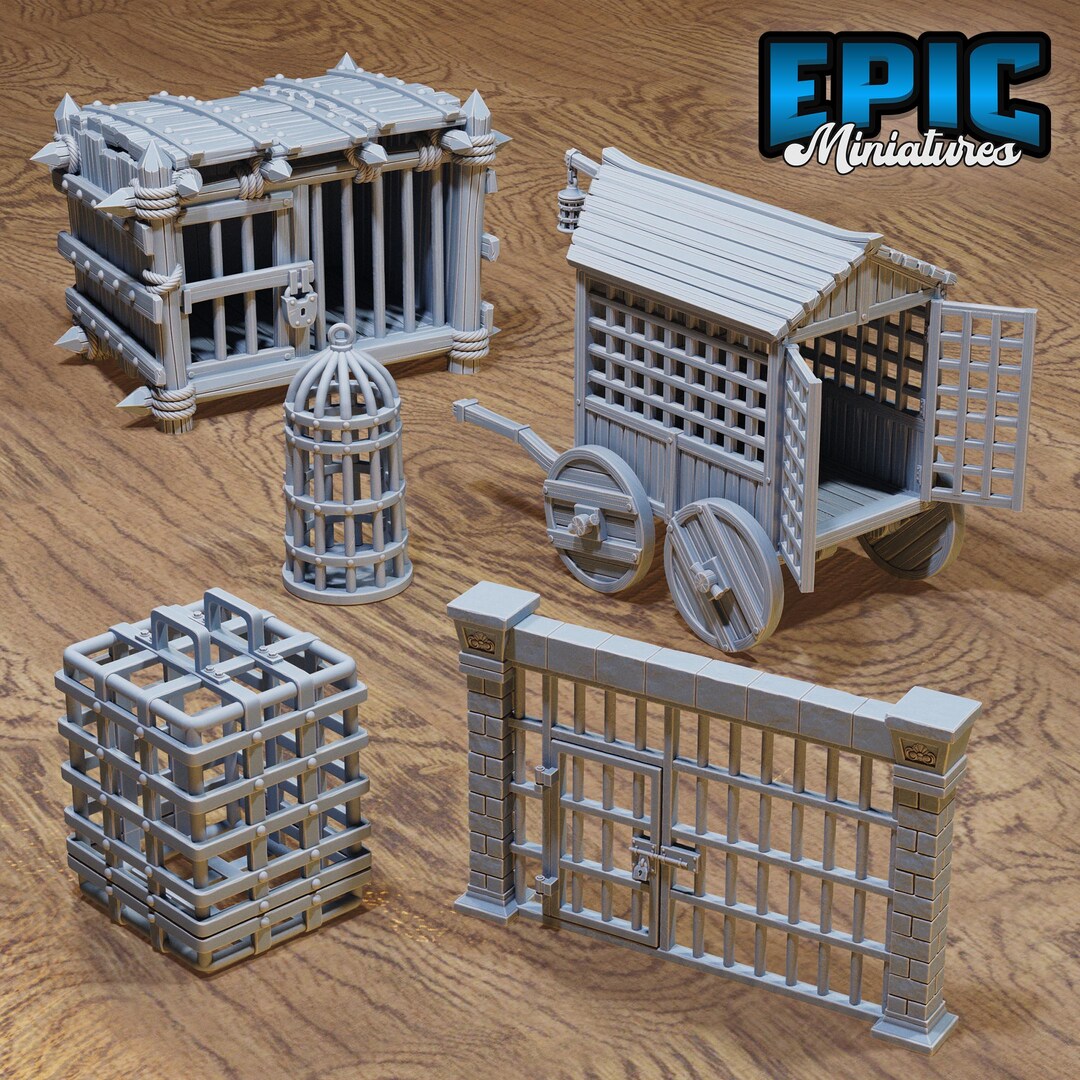 Prison Cages - Epic Miniatures | #116 -prison Break - Etsy
