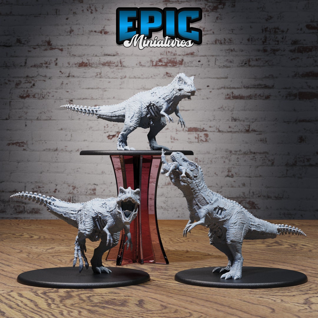 Zombie T-rex Series - Epic Miniatures | T-rex | Dinosaur | Huge - Etsy