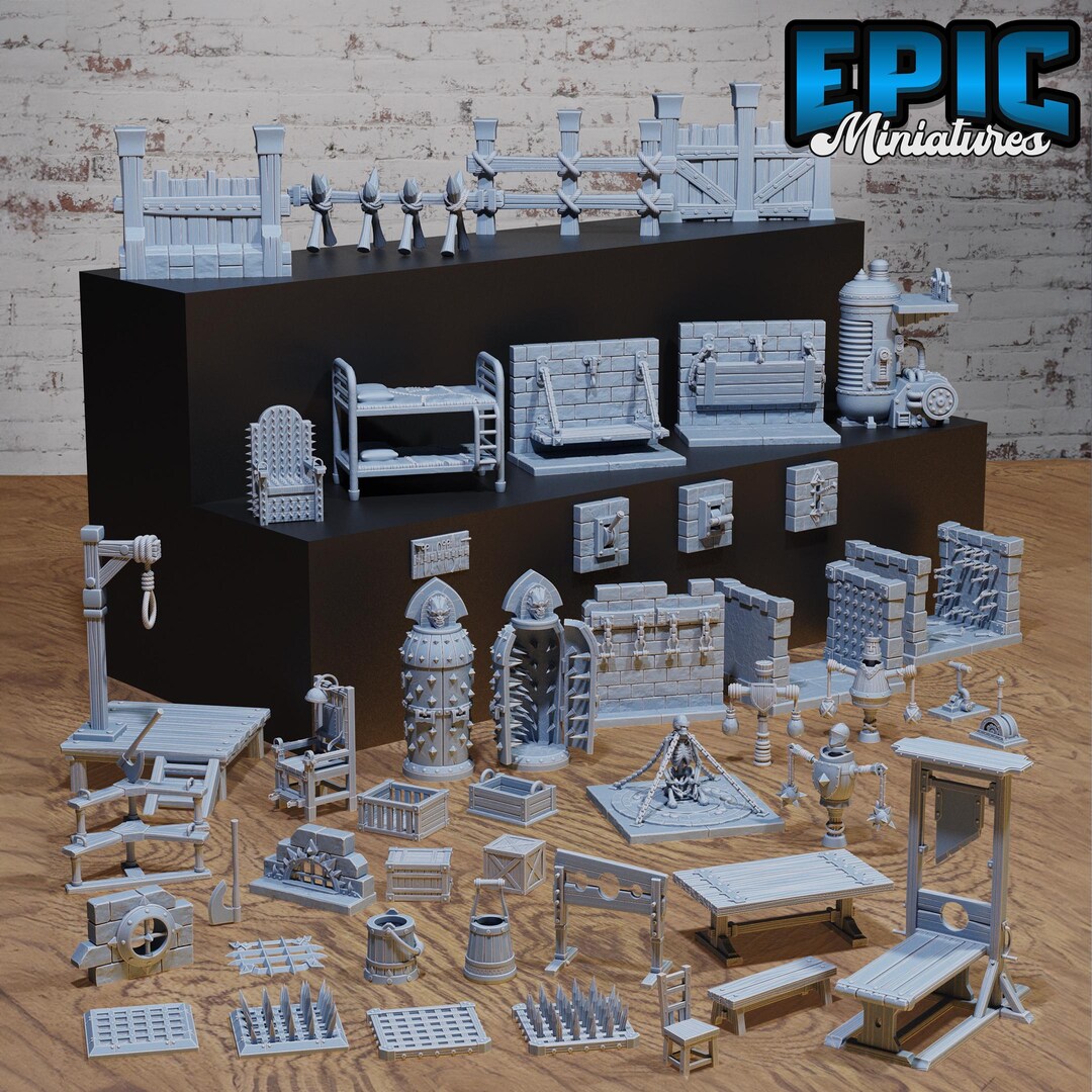 Prison Scatter - Epic Miniatures | #116 -prison Break - Etsy