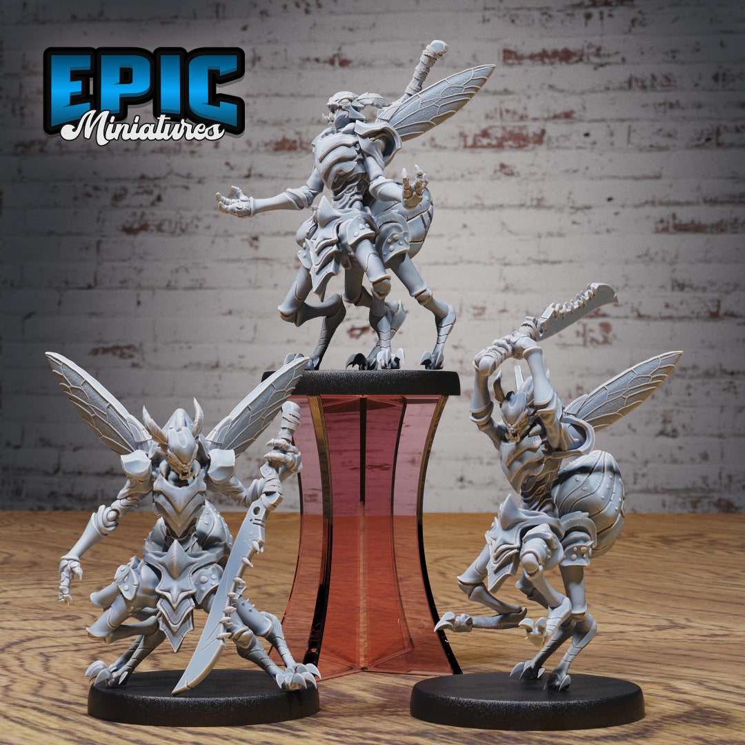 Insect Warrior Series - Epic Miniatures | Insectoid | Winged | Medium ...