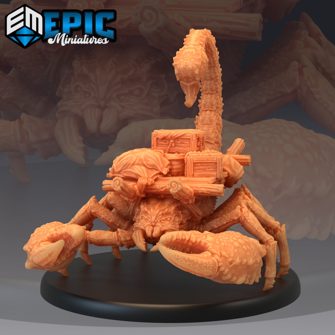 Giant Scorpion Pack Animal - Epic Miniatures | Giant Scorpion, Pack ...