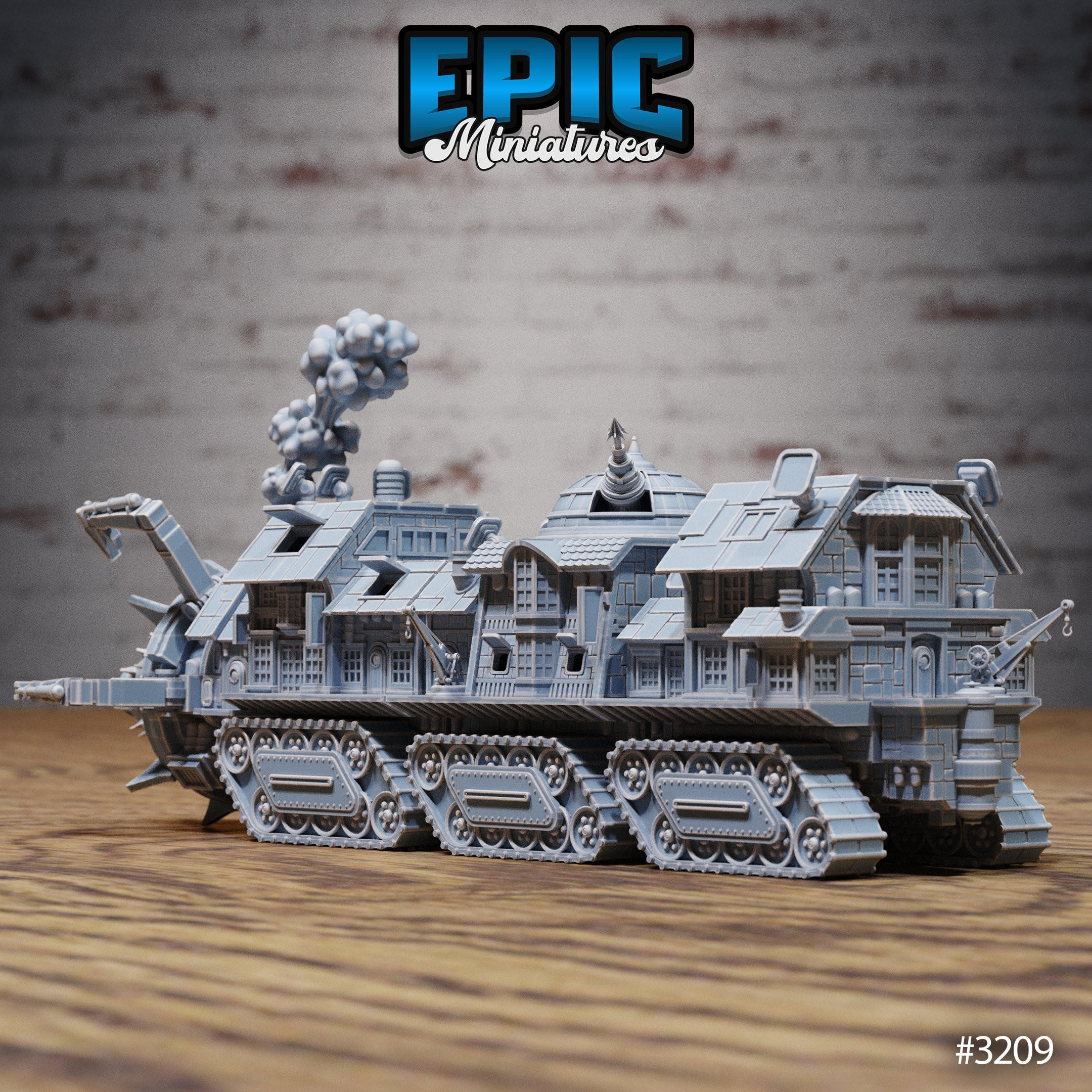 Maxi Drill Steam Engine - Epic Miniatures | Transportation | Machinery ...