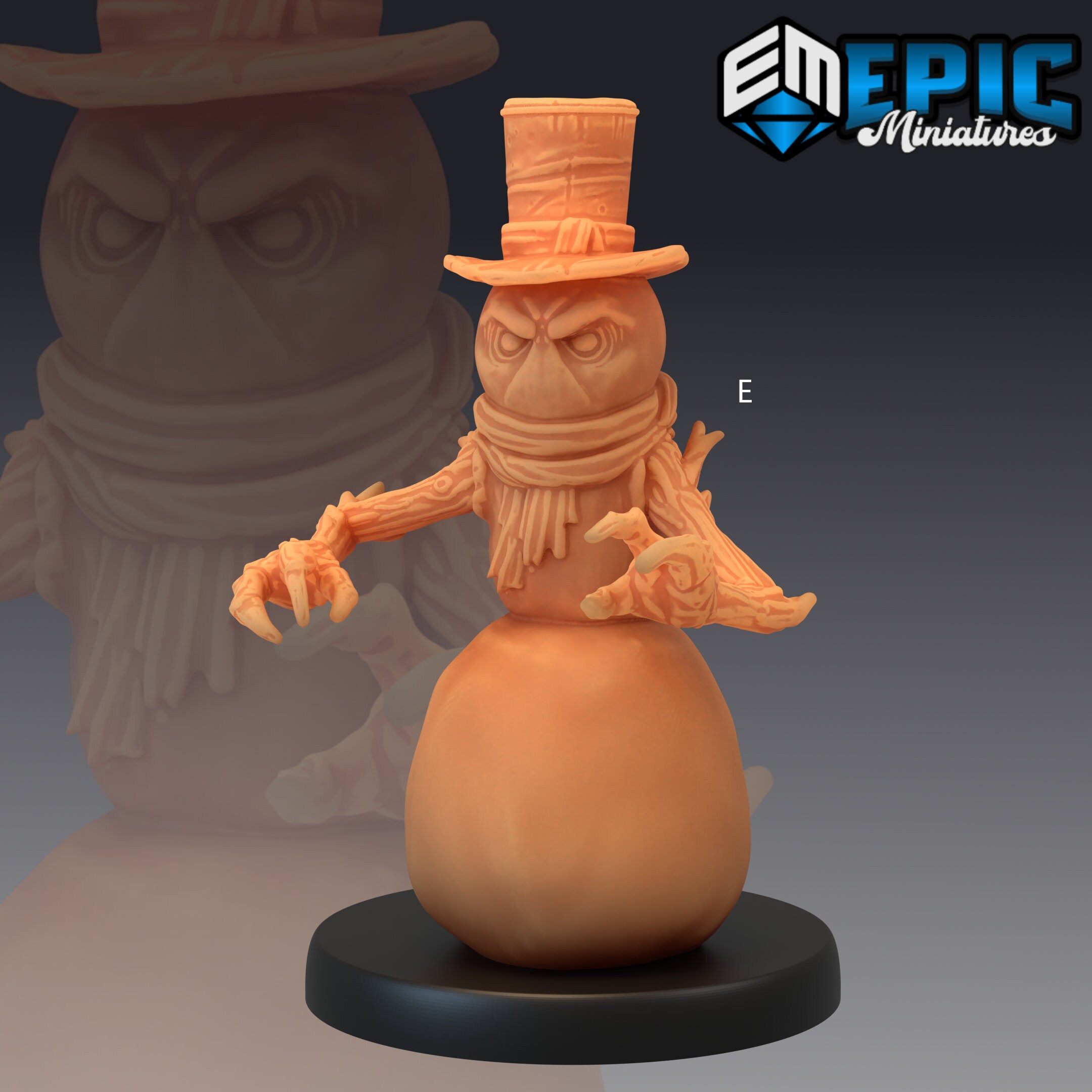 Animated Snowman Epic Miniatures Snowman Elemental | Etsy